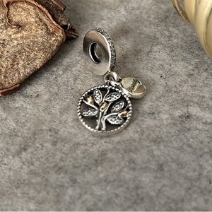 Pandora | Jewelry | Pandora Sparkling Family Tree Dangle Charm ...